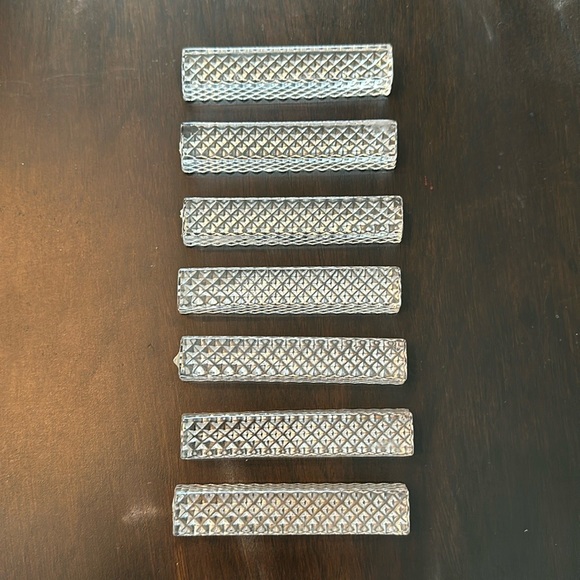 Vintage | Kitchen | Vintage French Cut Glass Crystal Knife Rests Set Of ...